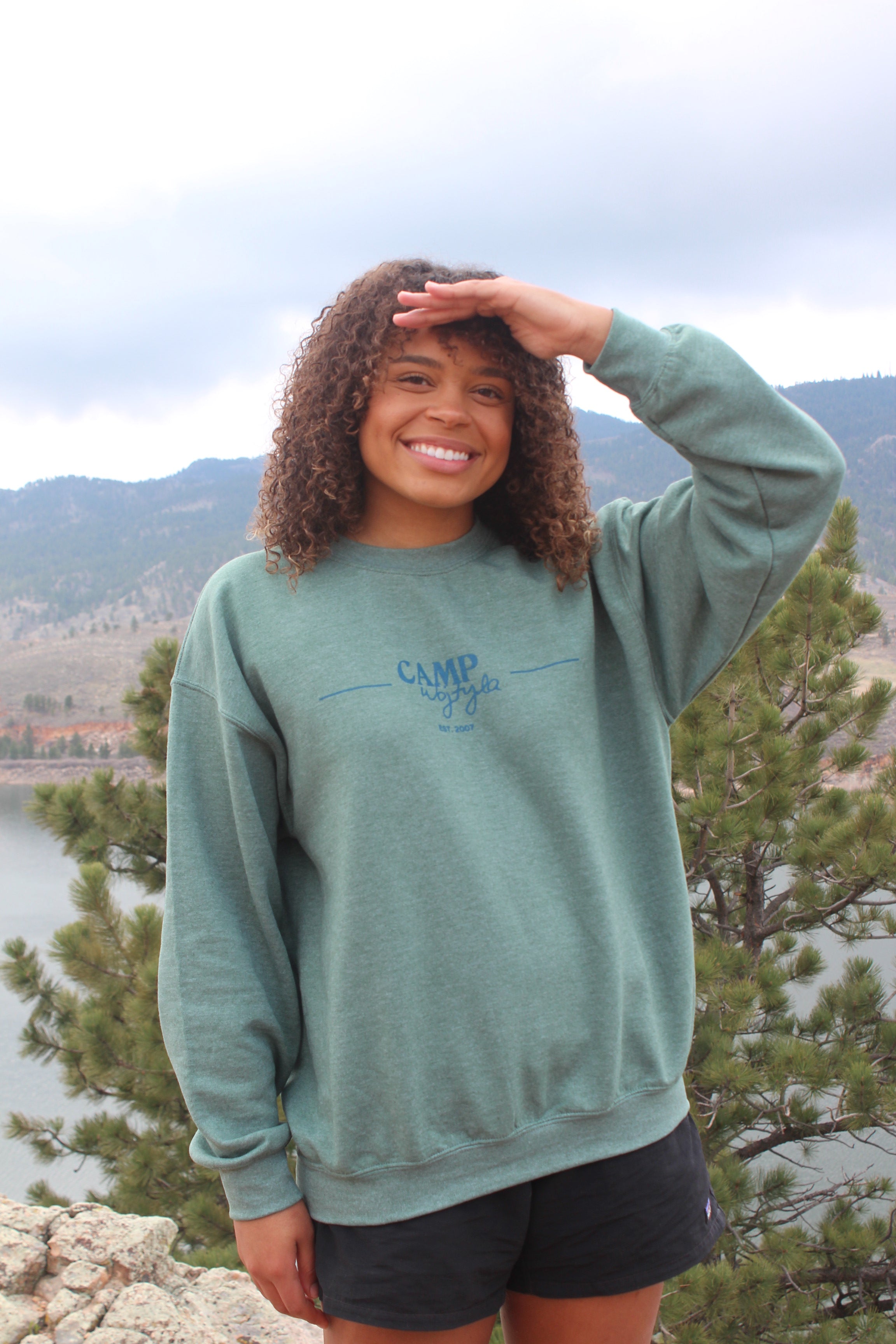 IN STORE ONLY: Alpine Lake Crewneck Sweatshirt – Camp Wojtyla Trading Post